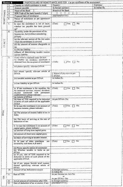 Forms 15CA 15CB Changed Again No Reporting Of Exempt Income No Forms 15CA 15CB Changed Again No Reporting Of Exempt Income No