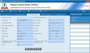 How to generate SFT Report in Form No. 61A