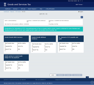 GST Form ITC-03 – FAQs & Manual On Filing