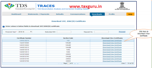 How to Download Section 197 Nil or Lower rate deduction Certificate