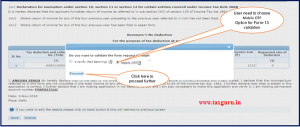 Request for Nil/Lower Deduction/Collection Certificate (Form 13)