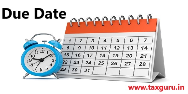 Updated extended GST Due Date Chart