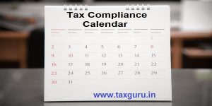 Tax Compliance Calendar for April 2021