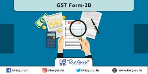 GST Form-2B – Auto-drafted ITC