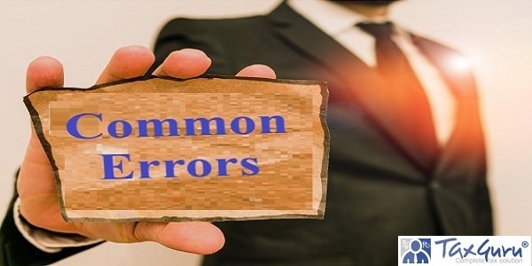Common Errors in GSTR-3B & GSTR-1 & Possible Solutions Common Errors in GSTR-3B & GSTR-1 & Possible Solutions