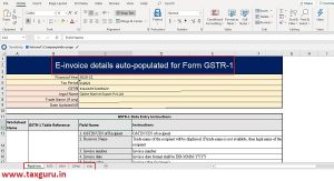 Manual | Form GSTR-1 Creation & Submission of Outward Supplies Return