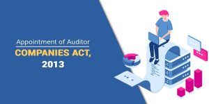 Filing of e form ADT-1 for appointment of First Auditor