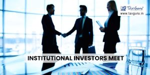 Disclosures pertaining to Analysts/Institutional Investors Meet of a ...
