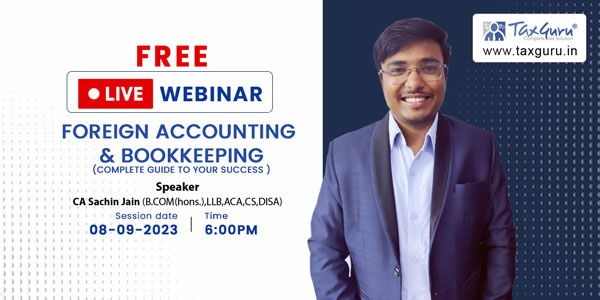 Free Webinar on Foreign Accounting & Bookkeeping