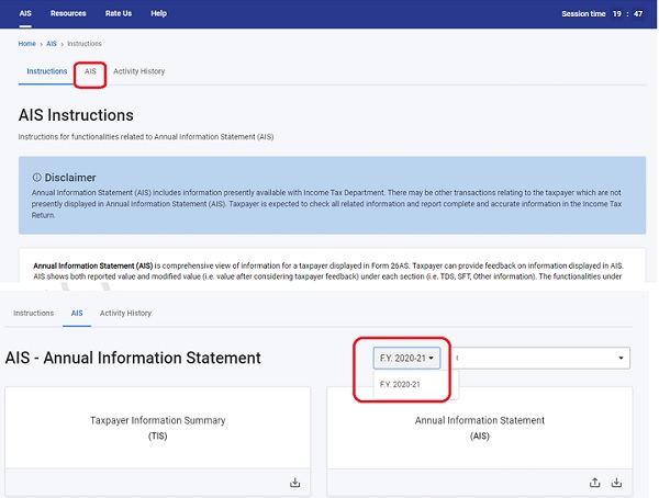 Accessing Taxpayer Information Summary (TIS) Online