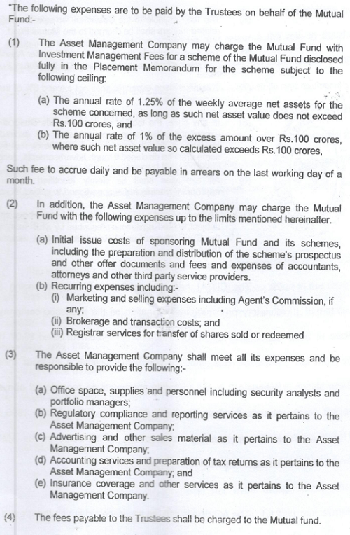 Mutual Fund Promotion and Initial Public Offer expense allowed as ...