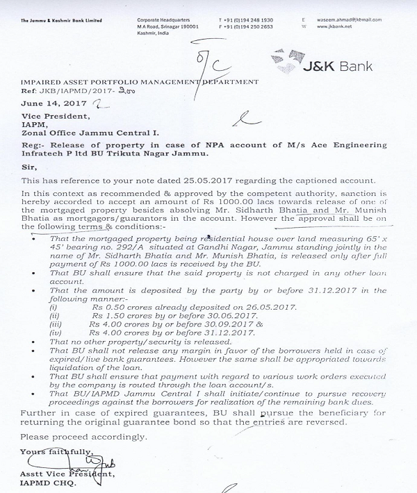 Application u/s. 7 admitted as One-Time Settlement was not final settlement