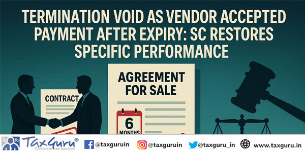 Termination Void As Vendor Accepted Payment After Expiry Sc Restores