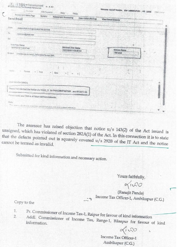 Reassessment Quashed Due to Unsigned 143(2) Notice: Mandatory Signature ...
