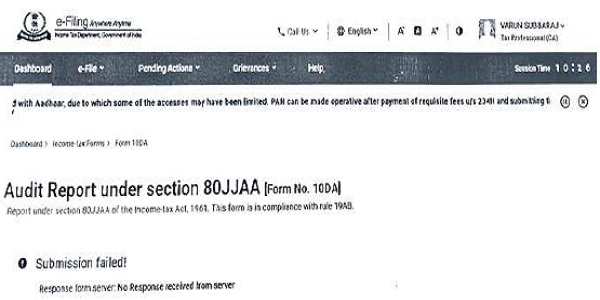 Delayed Form 10DA Filing Cannot Defeat Genuine Section 80JJAA Claim ...