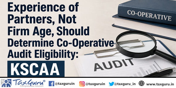 Experience of Partners, Not Firm Age, Should Determine Co-Operative ...